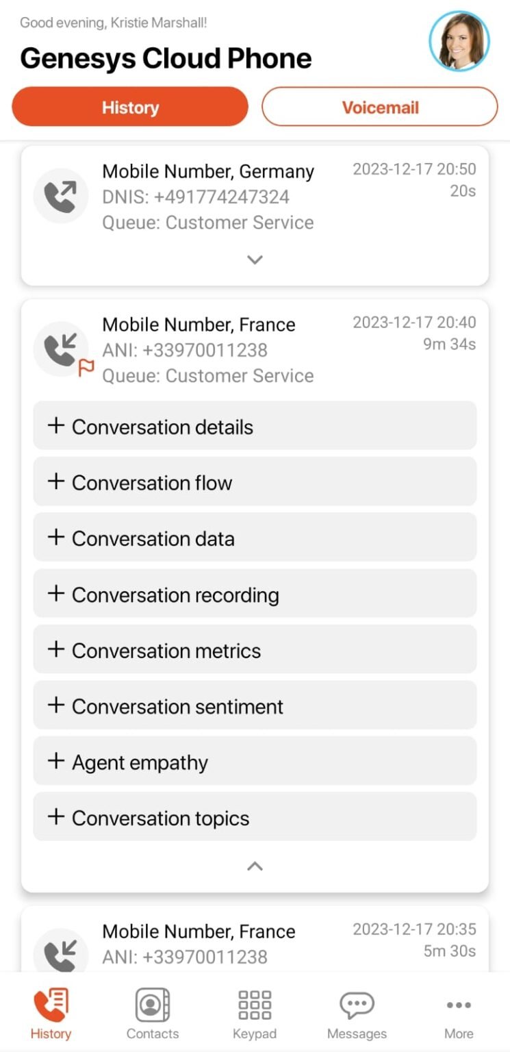 CX MOBILE for Genesys Cloud